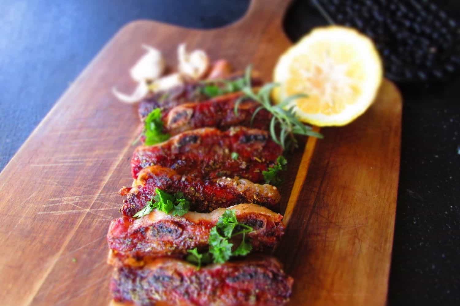 Beef Short Ribs Grilled Mediterranean Style - SR