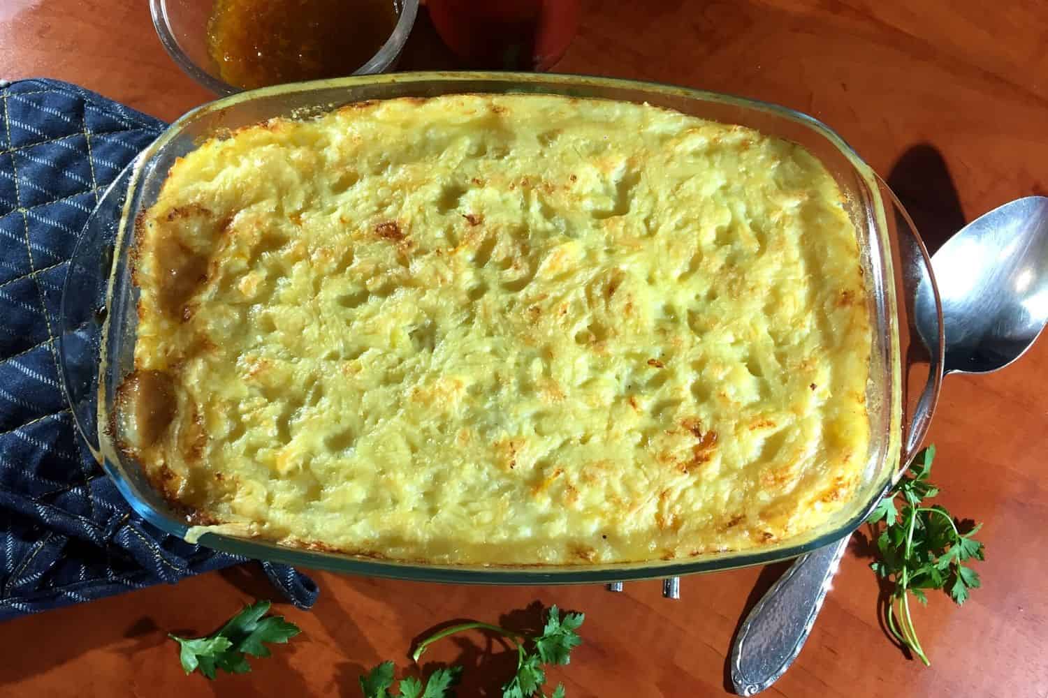 Simple Traditional Beef Mince and Potato Cottage Pie