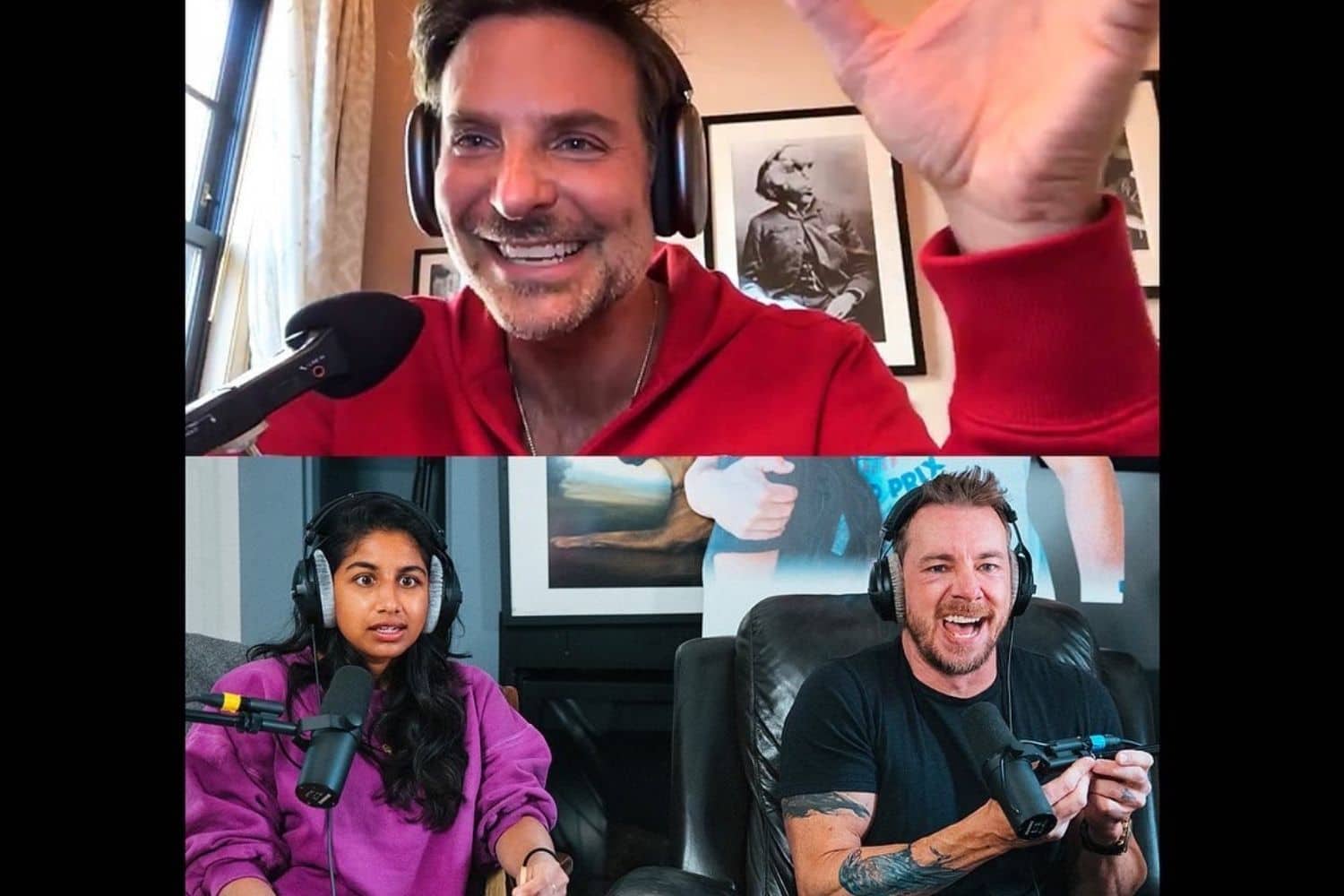 Bradley Cooper can't stop laughing on Dax Shepard's podcast - and fans ...