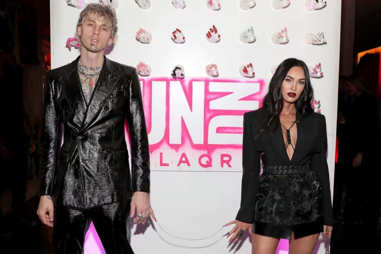 Megan Fox and Machine Gun Kelly are engaged and ... drinking each other ...