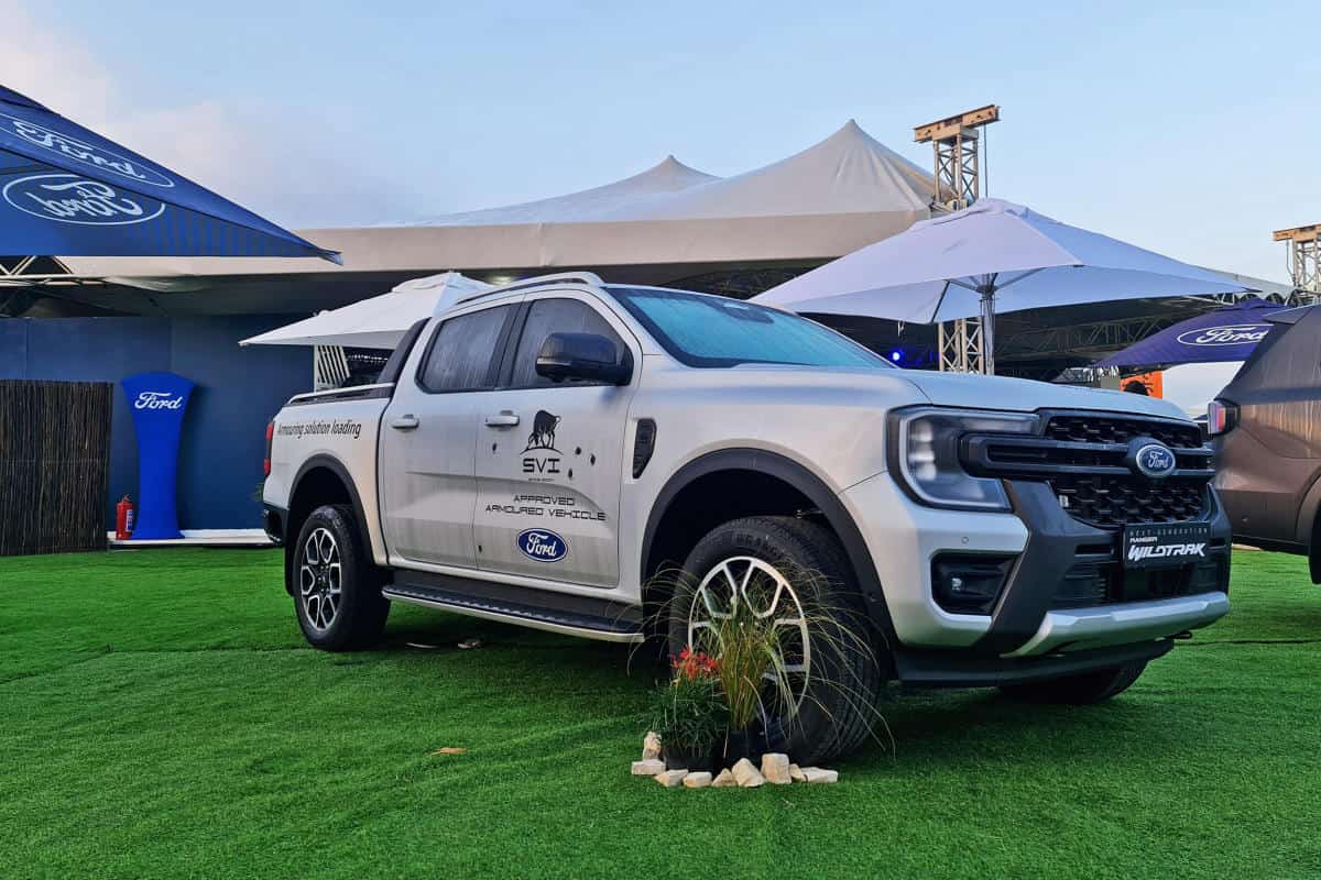 SVI-armoured Ford Ranger prototype unveiled at NAMPO 2023