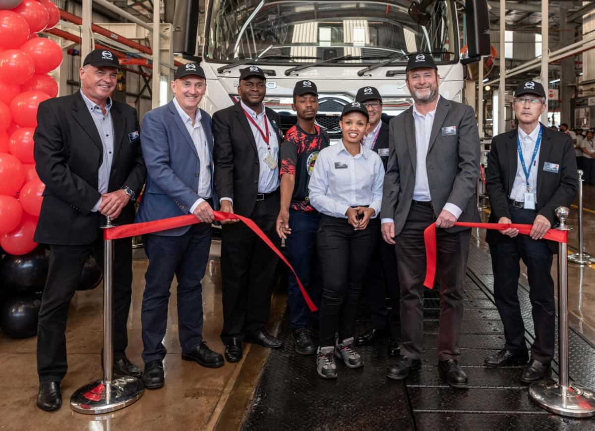 Hino SA celebrates production of new 700-series